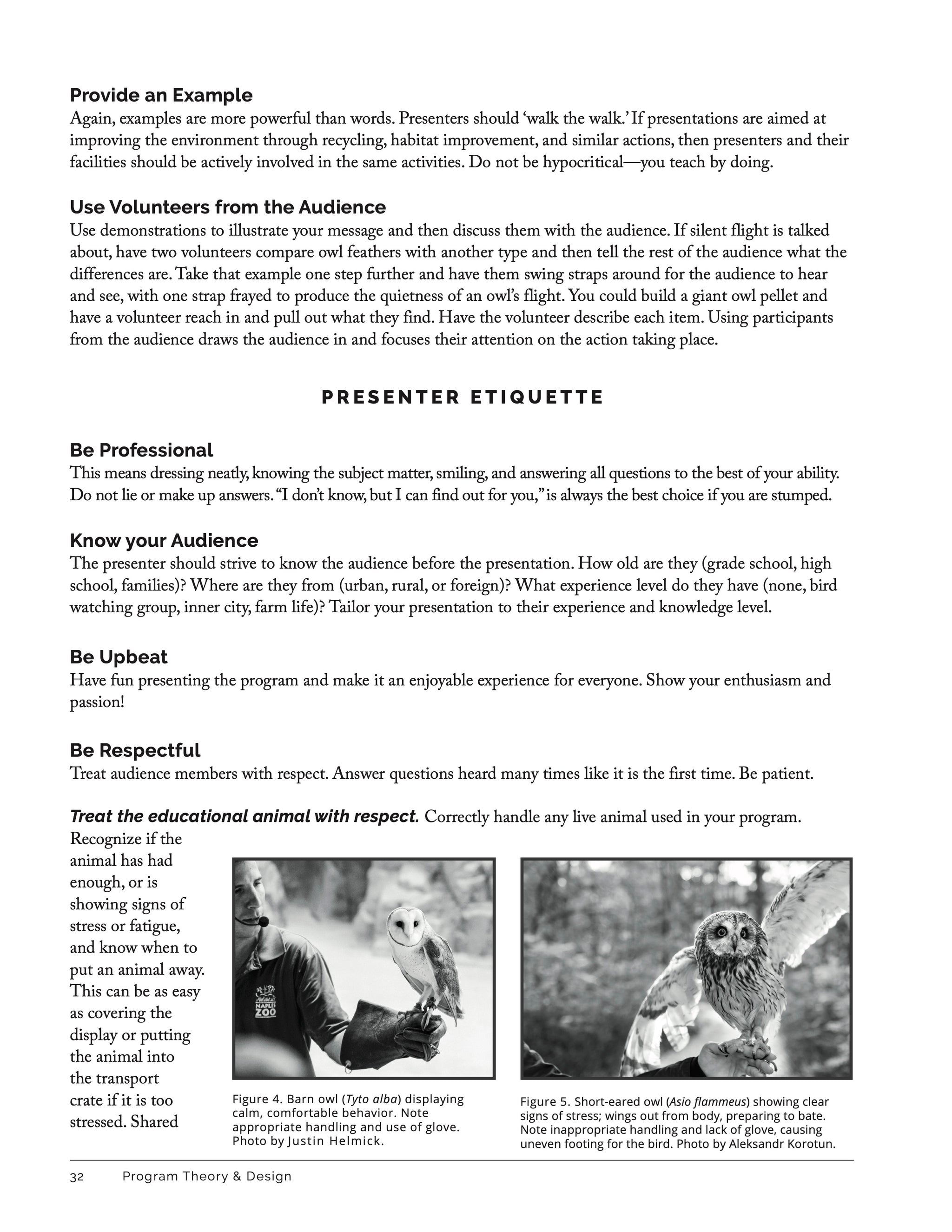 Wildlife In Education: A Guide for the Care and Use of Program Animals ...